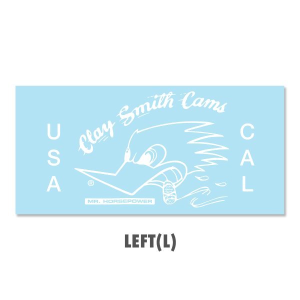 Clay Smith White Sticker