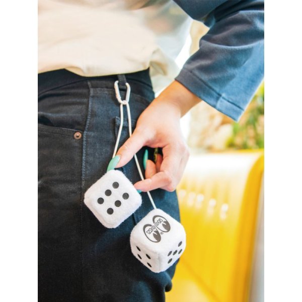MOON Mini Fuzzy Dice