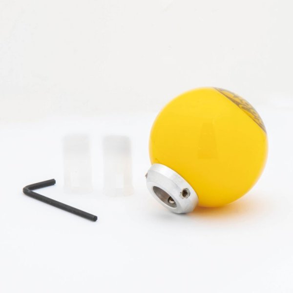 MOONEYES Eyeball Shift Knob Black Shift L Black Emblem