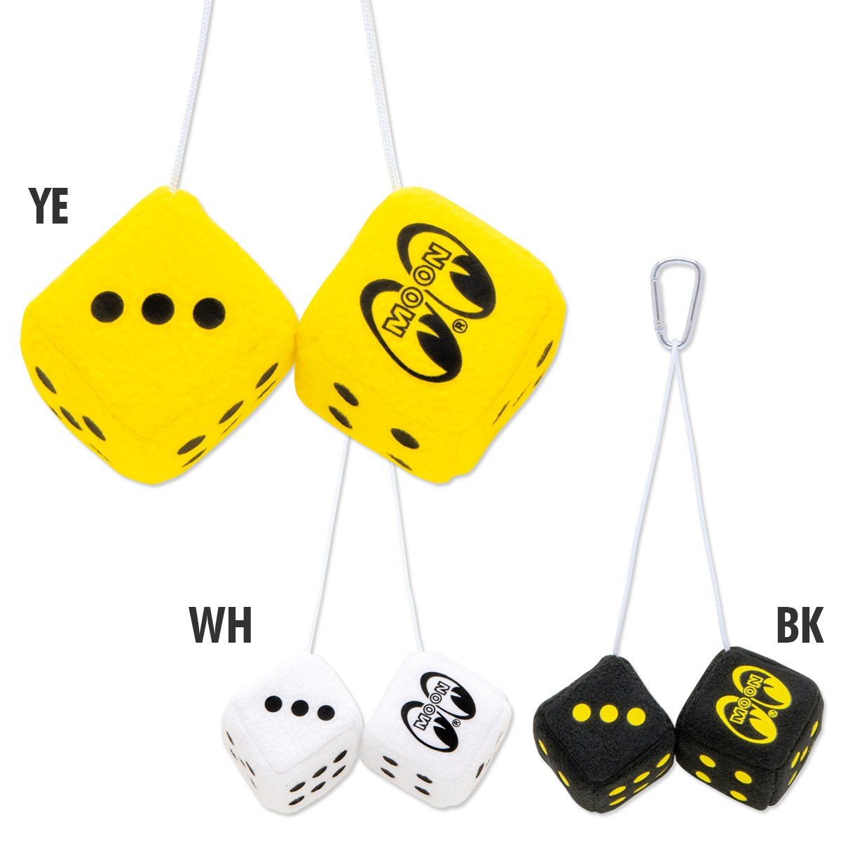 MOON Mini Fuzzy Dice