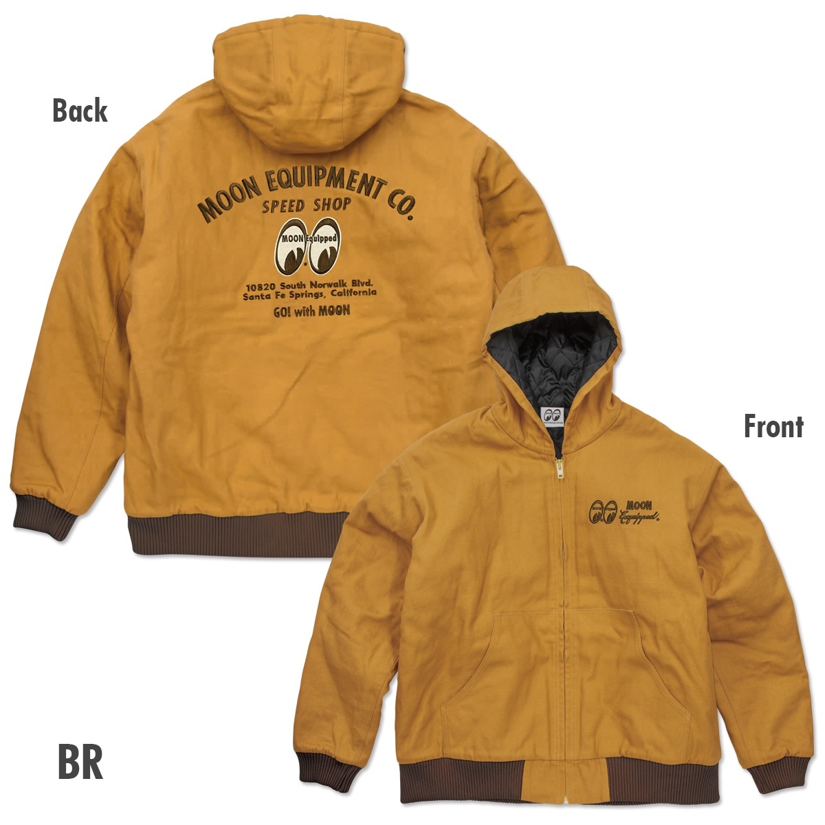 MOON Equipment Co. Speed Shop Duck Zip Hoodie