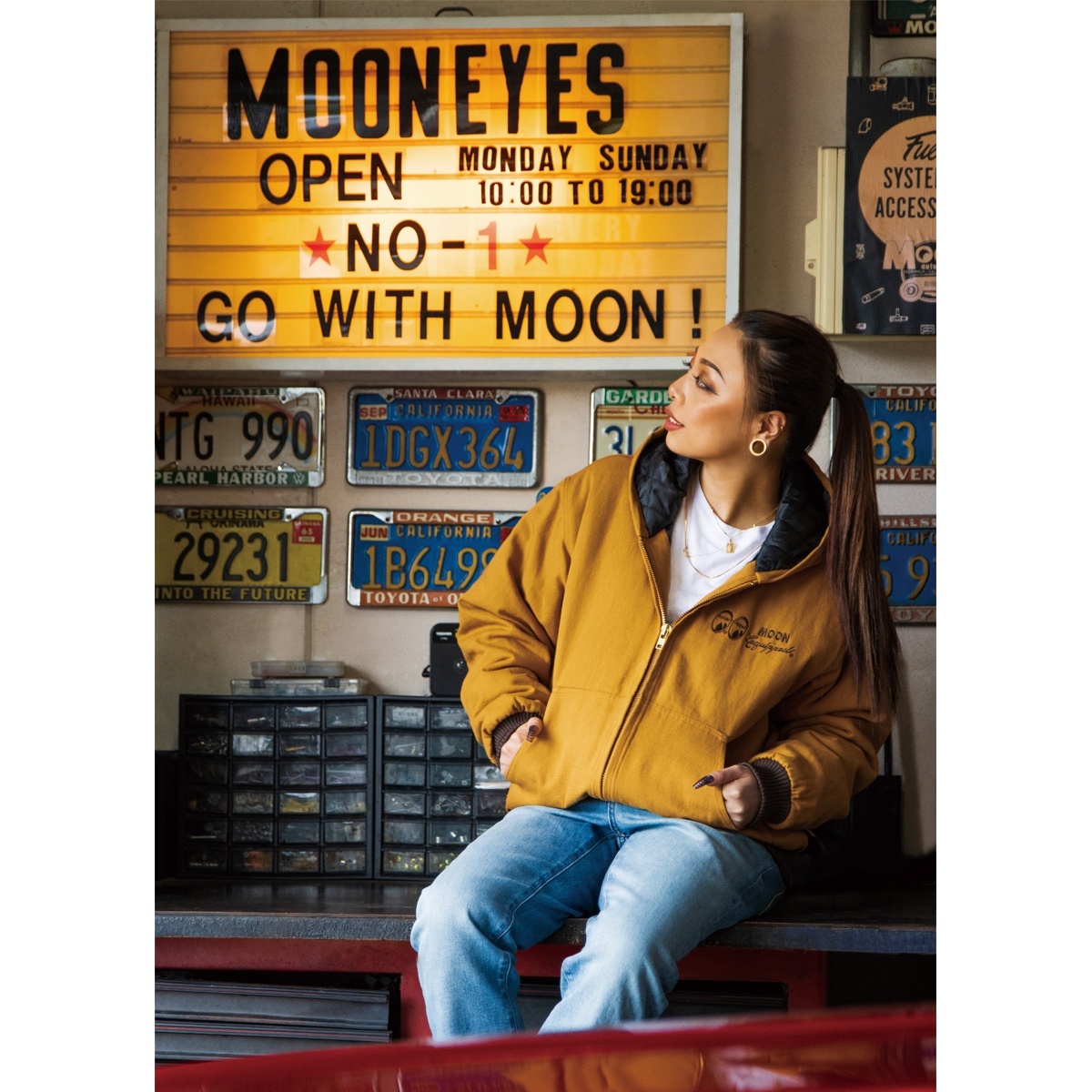 MOON Equipment Co. Speed Shop Duck Zip Hoodie