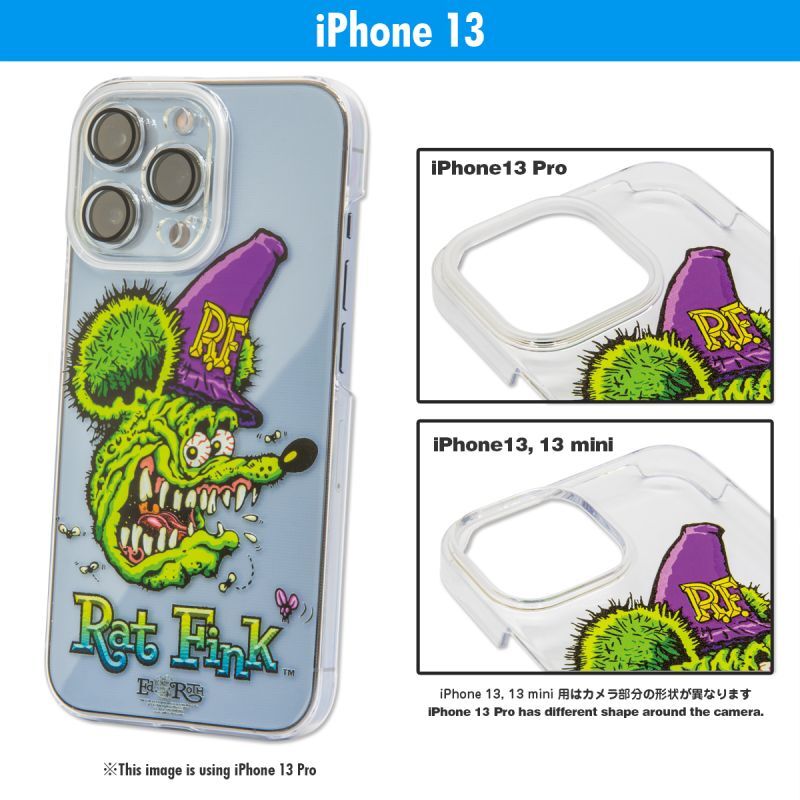 Rat Fink Face iPhone 13 Hard Case